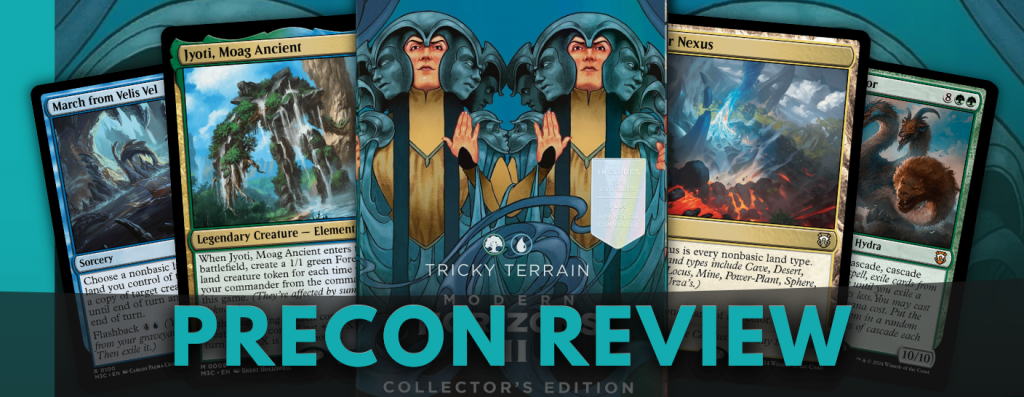 Tricky Terrain Precon Review - Modern Horizons 3 - EDHREC