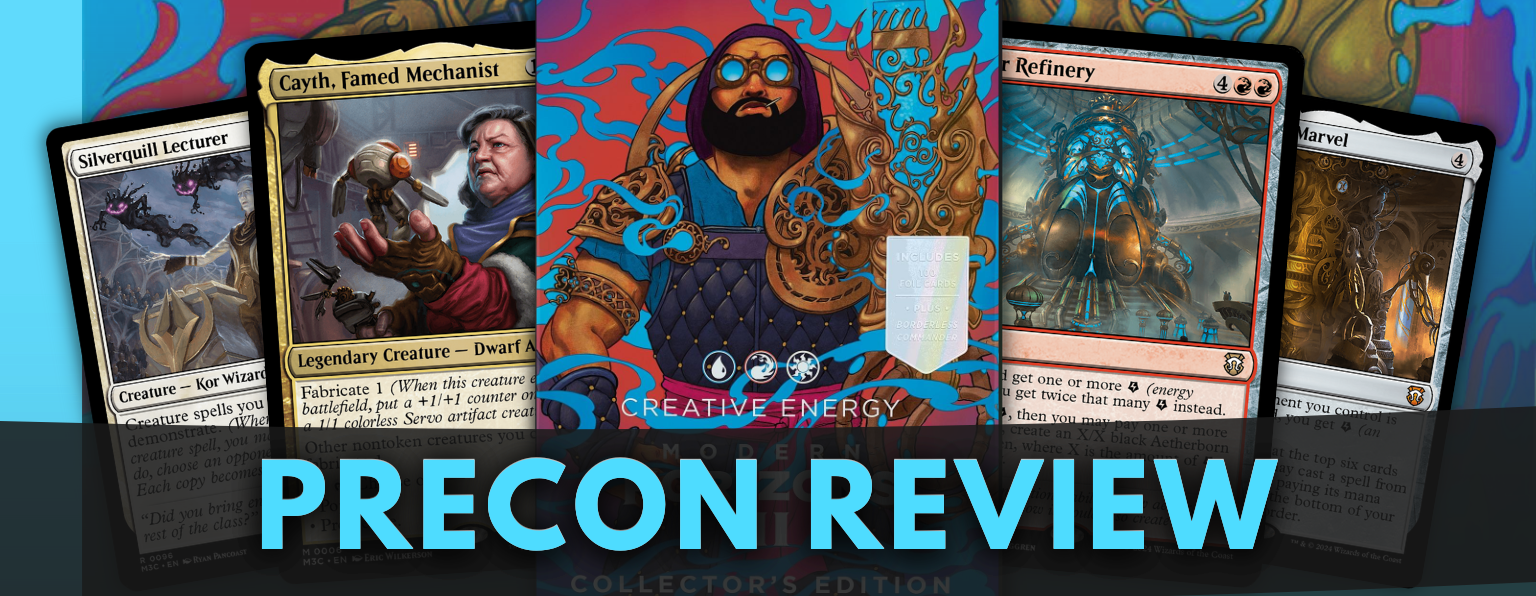 Creative Energy Precon Review - Modern Horizons 3 - EDHREC
